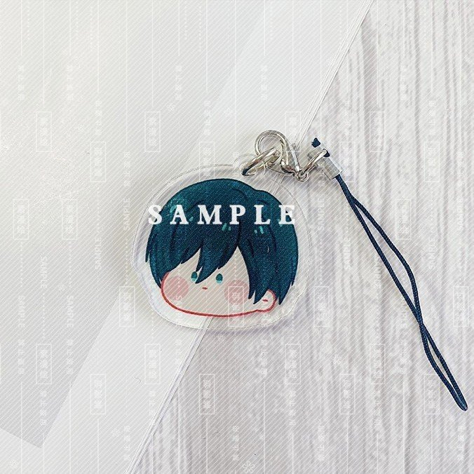 Móc treo và giá đỡ điện thoại BLUE LOCK ver FACE CHIBI in hình anime ...