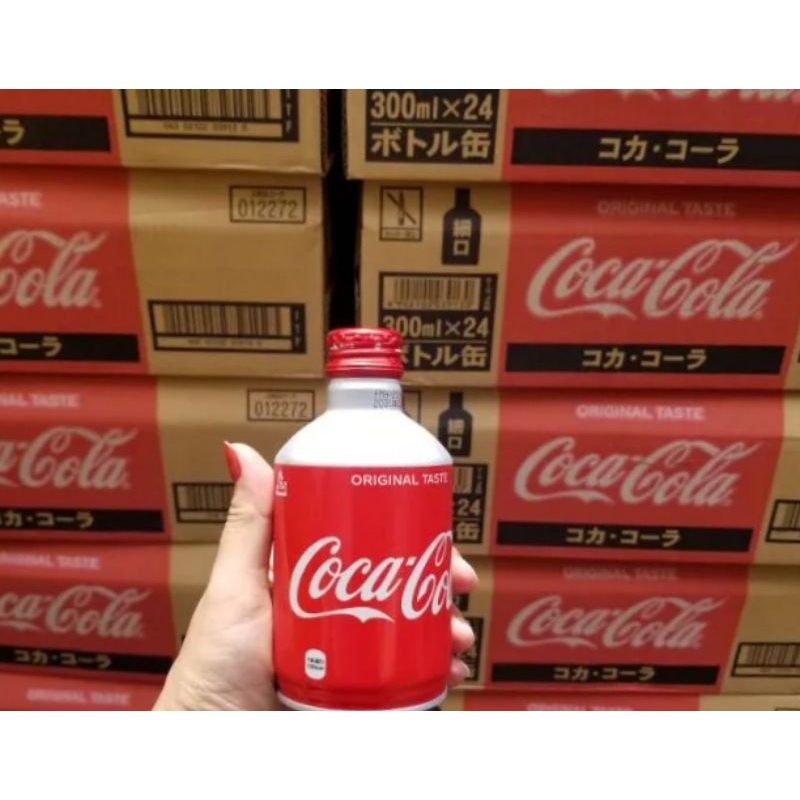 thùng nước ngọt coca nhật nắp vặn 300ml 24 lon | Shopee Việt Nam