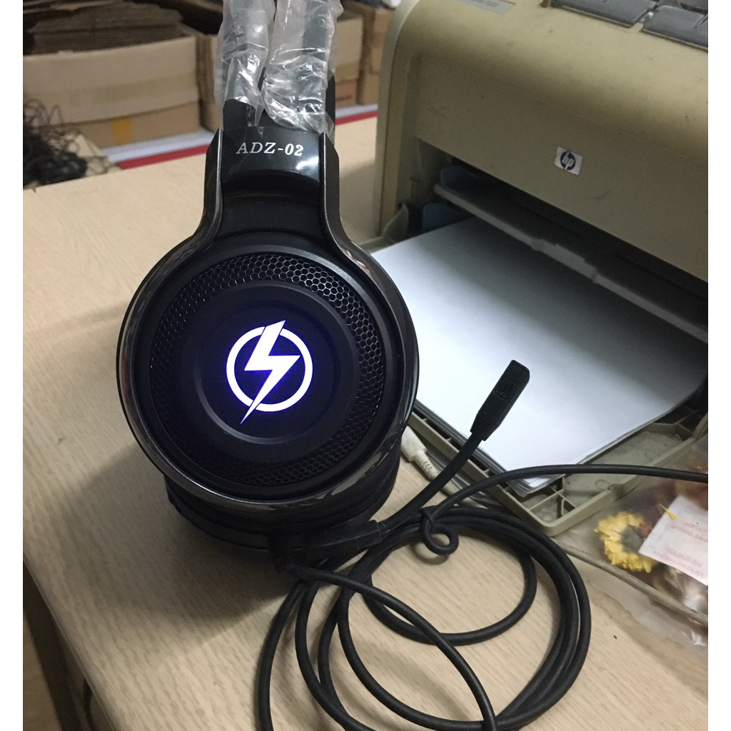 Tai Nghe Gaming Lightning ADZ chính hãng LED RGB Có Mic_Tai nghe chụp ...