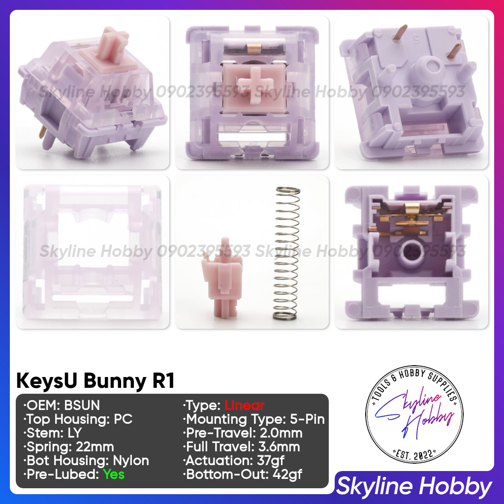 Switch bàn phím cơ BSUN - Sarokeys Strawberry Wine, X Switch R2 ...