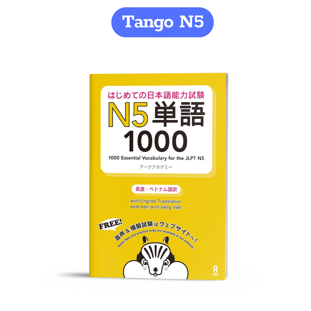 Sách - Combo Bộ 5 Cuốn Tango Từ Vựng Cần Thiết Cho Kỳ Thi Năng Lực Nhật ...