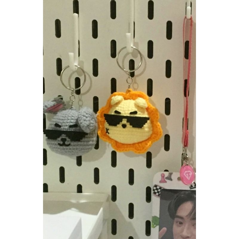 Móc khoá Chinzilla Lion (my school president) len | Shopee Việt Nam