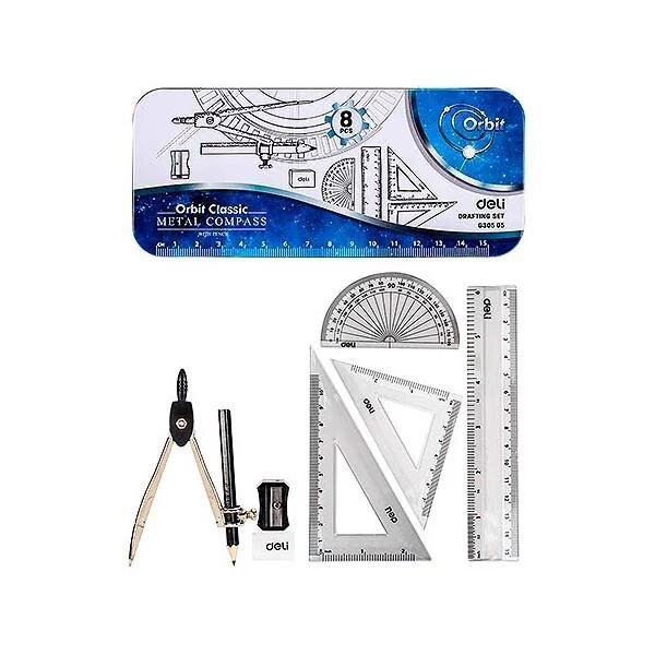 Bộ Eke thước compa deli G30505 - 8 món | Shopee Việt Nam