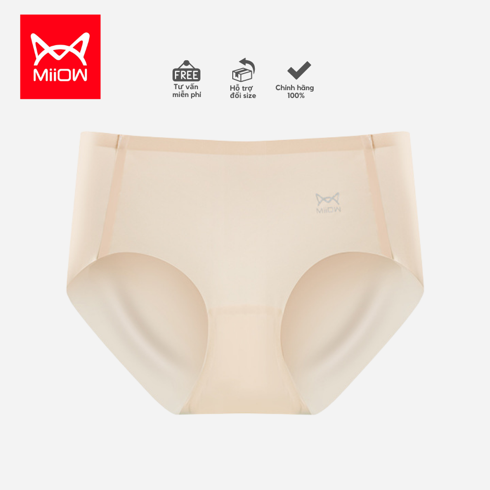Hộp 3 quần lót nữ Miiow kháng mùi kháng khuẩn thun lạnh siêu mỏng boxer ...