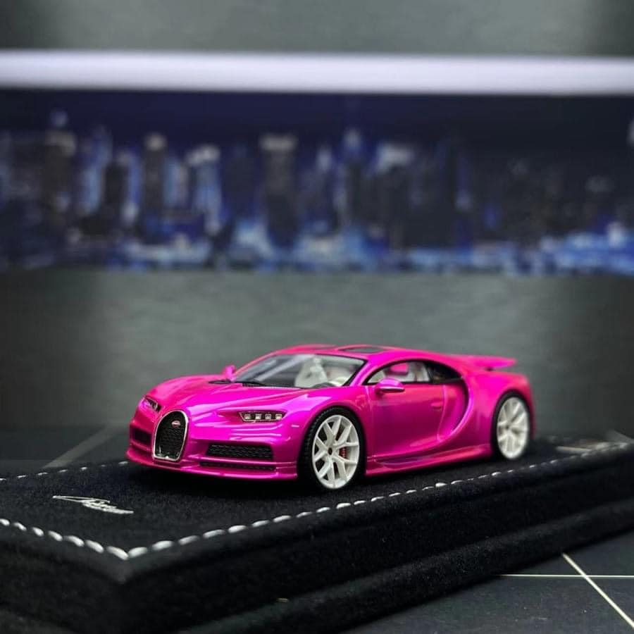 MÔ HÌNH 1:64 ART - Bugatti Chiron Sky View Flash Pink Color | Shopee ...