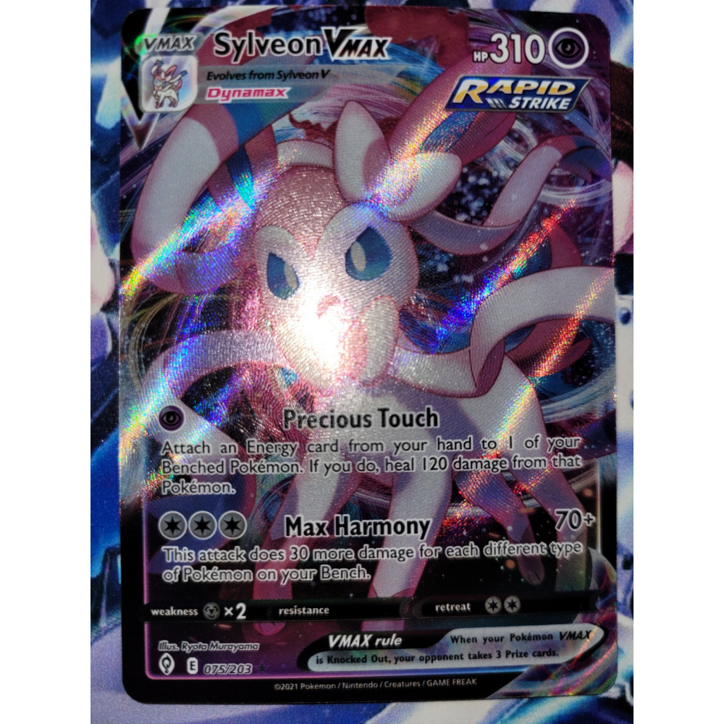 Thẻ bài Pokemon - TCG - Sylveon VMAX [Sword & Shield: Evolving Skies ...