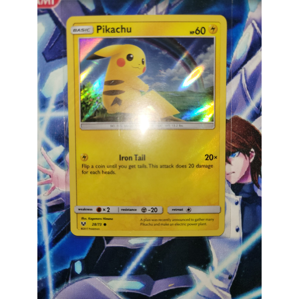 Thẻ bài Pokemon - TCG - Pikachu (Water Web Holo) / 28/73' | Shopee Việt Nam
