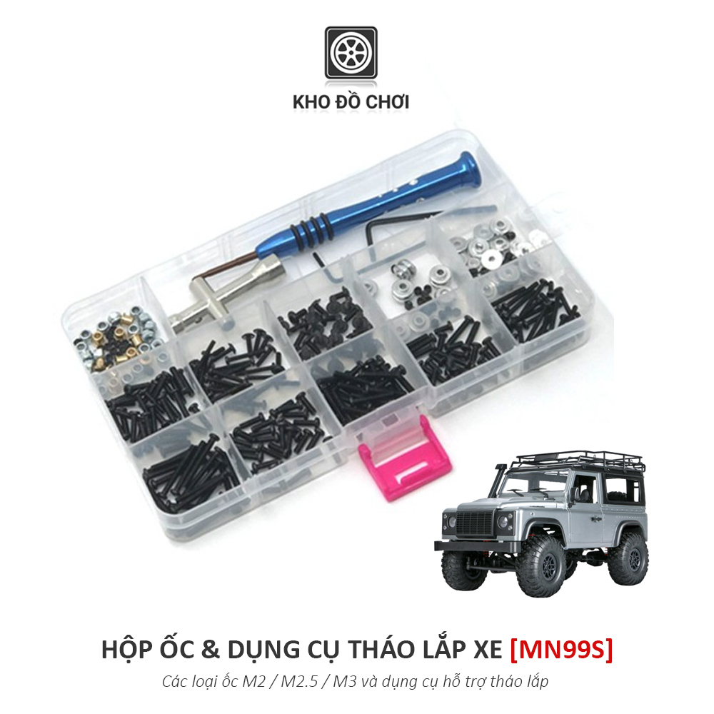 Hộp ốc vít và dụng cụ tháo xe của MN99s tỉ lệ 1:12 | Shopee Việt Nam
