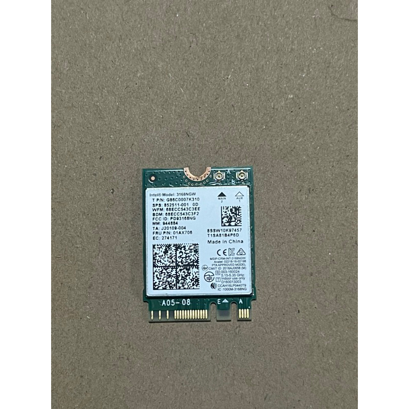 Card wifi intel 3168 NGW có bluetooth | Shopee Việt Nam