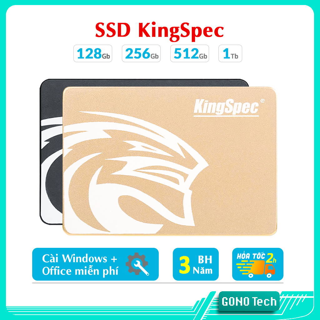 Ổ cứng SSD KingSpec 128Gb 256Gb 512Gb 1Tb 2.5 inch SATA 3 120Gb 240Gb ...