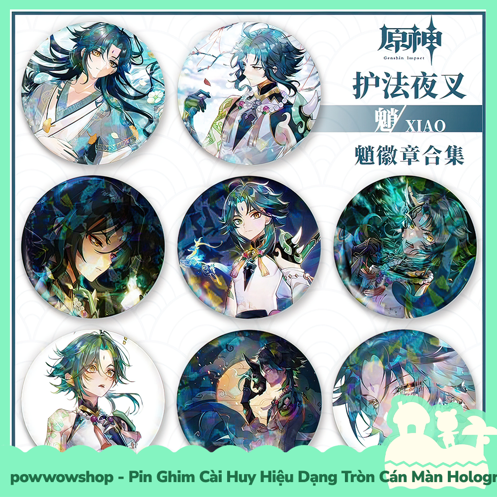[Sẵn VN - Hỏa Tốc] Huy Hiệu Pin Ghim Dạng Tròn 58mm Cài Áo / Túi / Balo ...