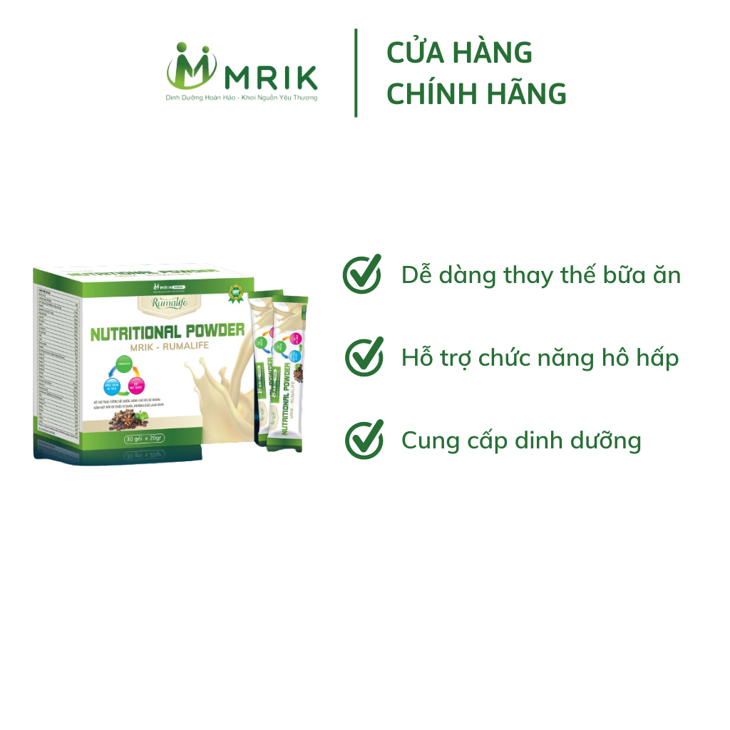 [Hàng Chính Hãng] Mrik Rumalife - Bột Dinh Dưỡng Thay Thế Bữa Ăn Dành ...