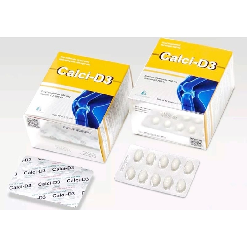 BỔ SUNG CALCI- D3 BOSTON (HỘP 100VIEN) | Shopee Việt Nam
