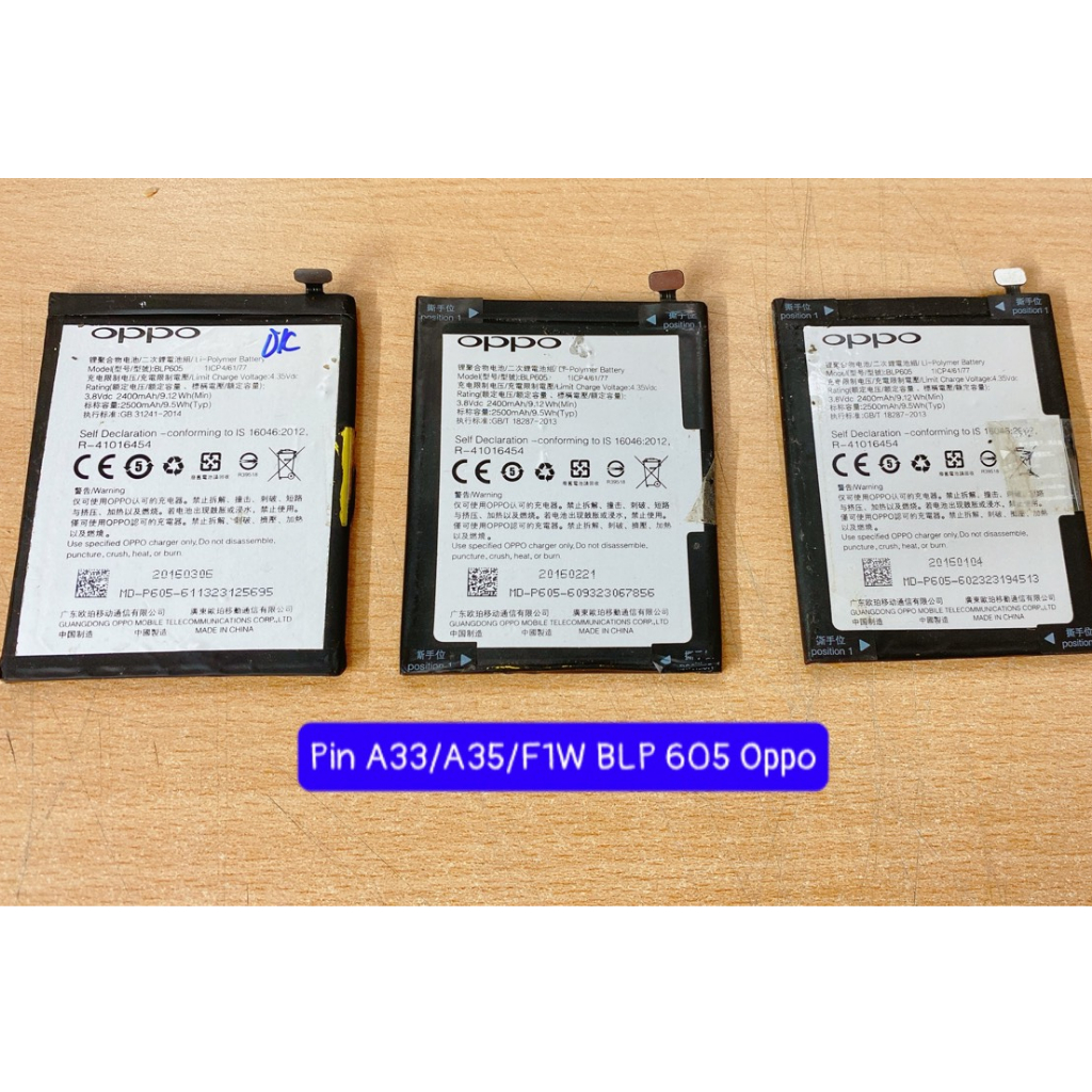 Pin A33/A35/F1W BLP605/577 OPPO Bóc Máy | Shopee Việt Nam