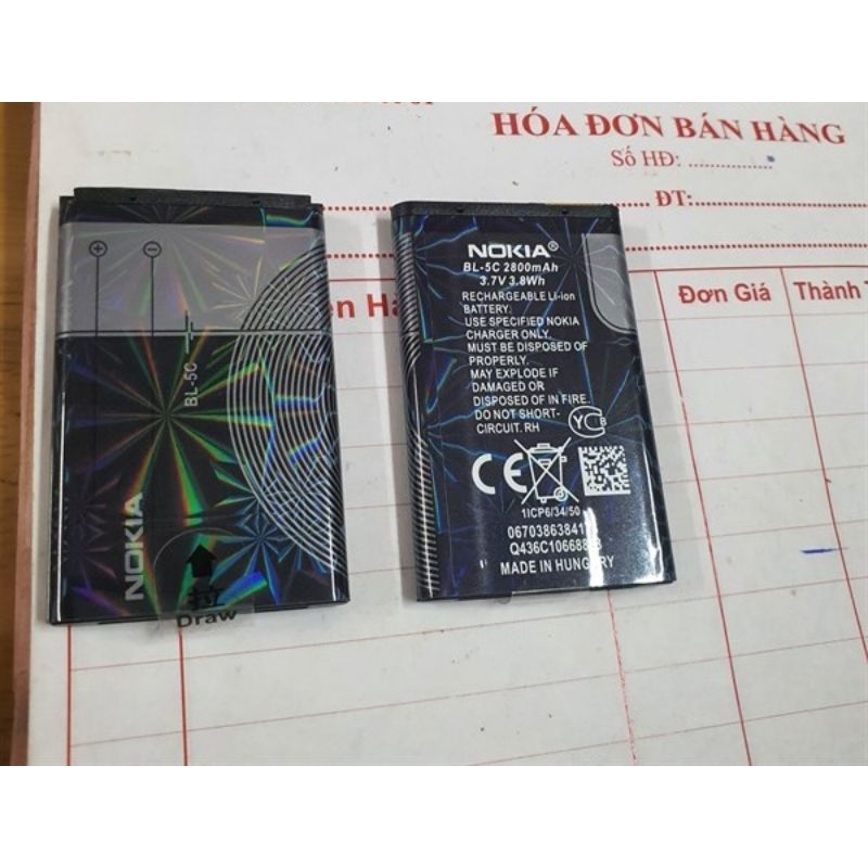 Pin nokia BL 5C dung lượng cao 2800mAh 2300mAh | Shopee Việt Nam