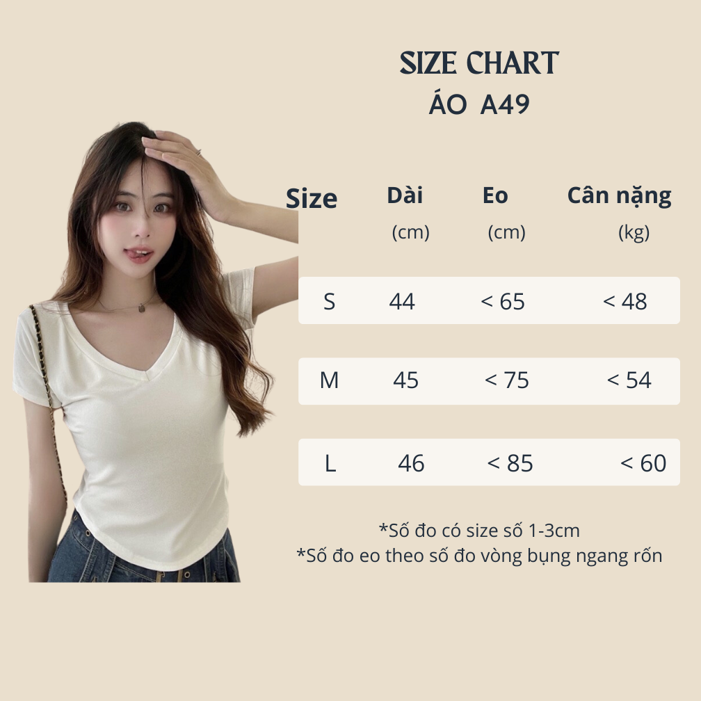 Áo Thun Cổ Tim Vạt Bầu From ôm , Áo phông dáng ôm Mã A49 | Shopee Việt Nam