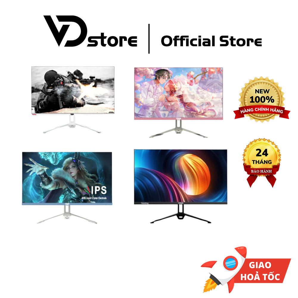 MÀN HÌNH VSP V2408S 24 INCH FHD 75HZ ĐEN/TRẮNG/XANH/HỒNG | Shopee Việt Nam