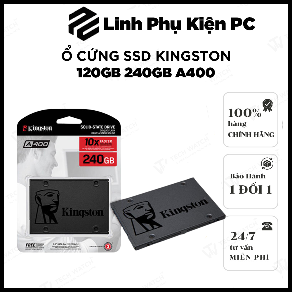 Ổ Cứng SSD KINGSTON 120GB 240GB A400 Hàng Mới Bảo Hành 36 Tháng Lỗi 1 ...