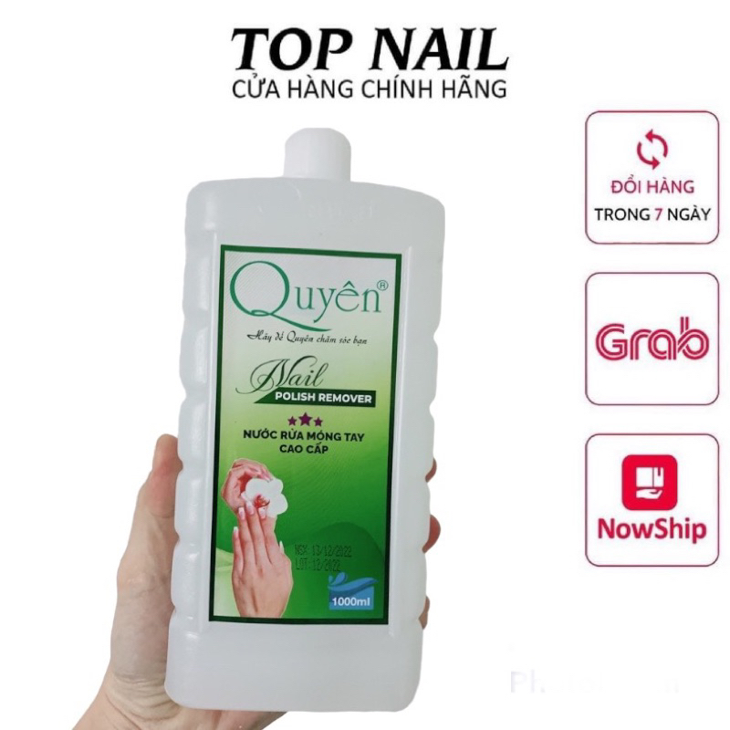 Axiton Quyên 1000ml(nước rửa móng,nước ủ phá sơn gel Acetone) | Shopee ...