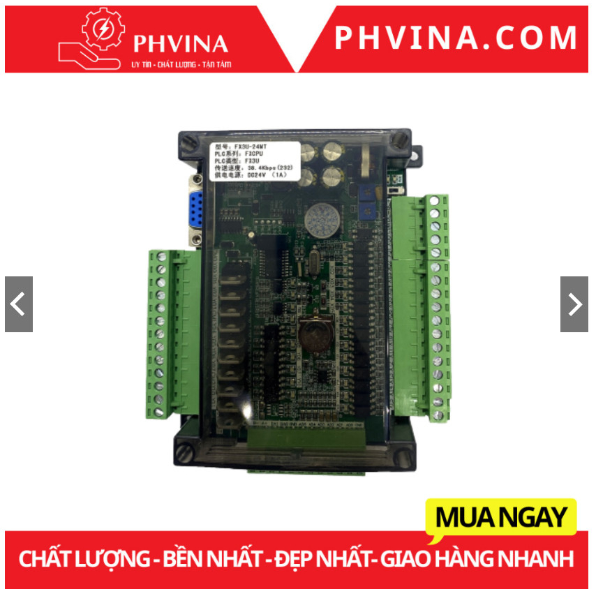 Bộ Lập Trình PLC Mitsubishi FX3U-14MT, FX3U-14MR, FX3U-24MT, FX3U-24MR ...