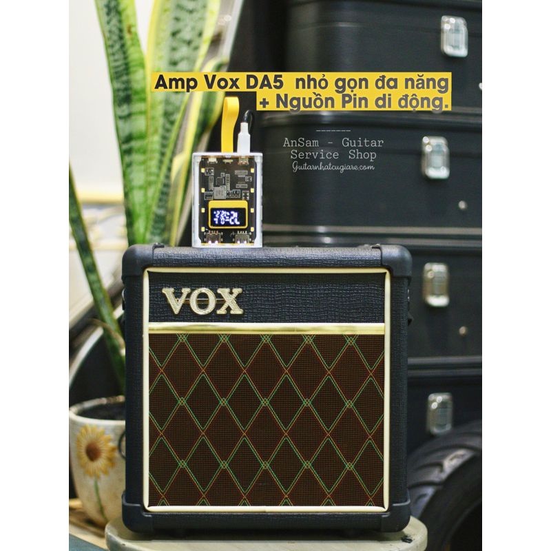 Combo Amp Vox DA5 + Nguồn Pin dự phòng UPS. | Shopee Việt Nam