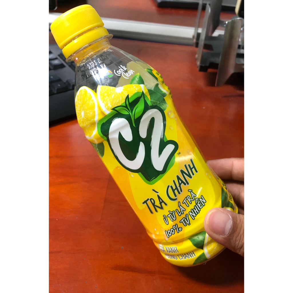 Lốc 6 chai trà xanh C2 hương chanh 455ml | Shopee Việt Nam