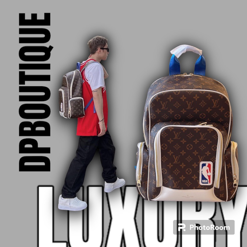 [ ᴅᴘʙᴏᴜᴛɪǫᴜᴇ.ʜɴ ] - Balo L.V x Nba Hoạ Tiết Monograms Cao Cấp, Balo L.V x Nba | Shopee Việt Nam