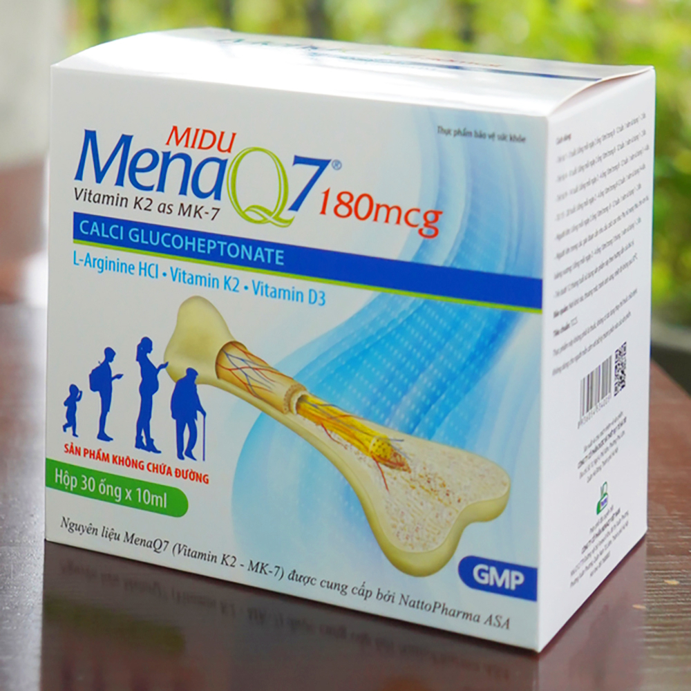 Midu MenaQ7 180mcg - Phát triển chiều cao và chuyển hóa canxi hiệu quả ...