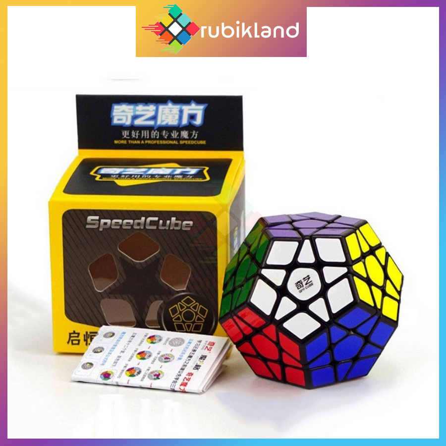 Rubik Megaminx QiYi QiHeng Rubic Biến Thể 12 Mặt Viền Đen Cao Cấp Đồ ...