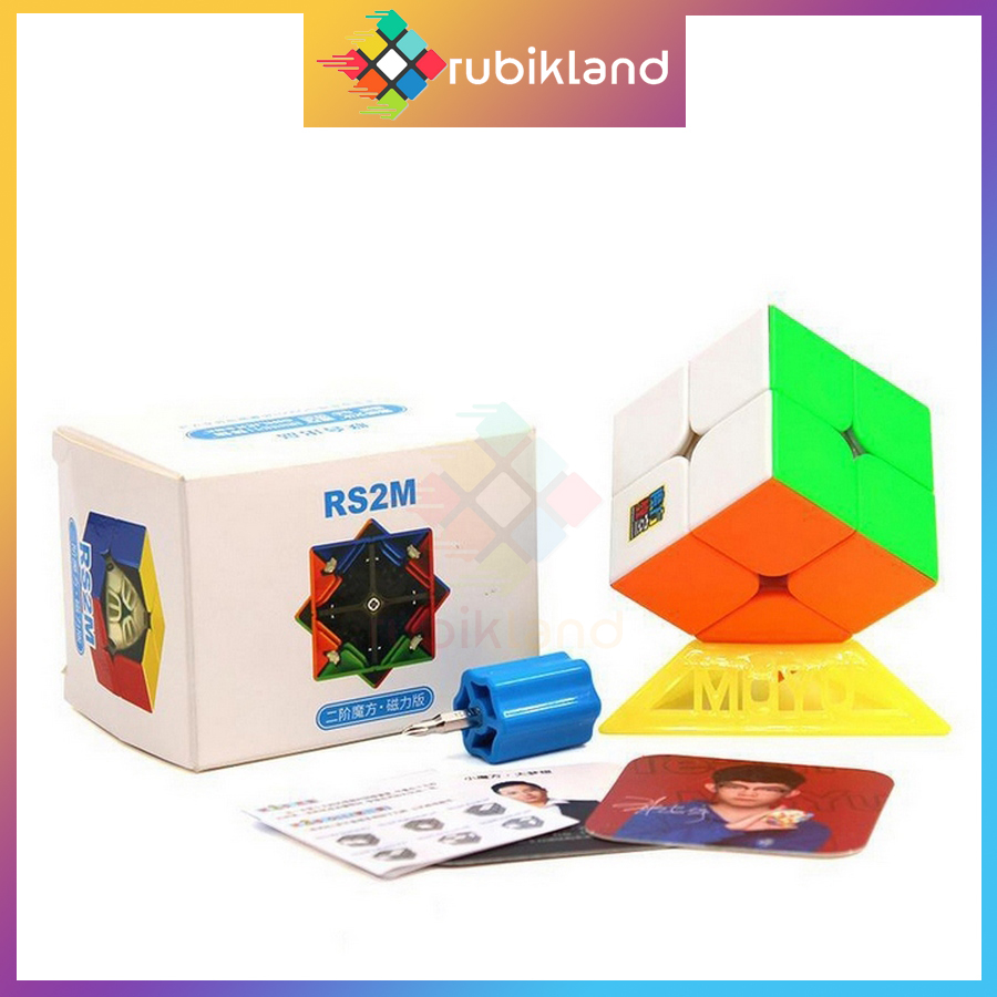 Rubik 2x2 RS2M 2020 RS2 M Rubic Nam Châm 2 Tầng Stickerless Đồ Chơi Trí Tuệ Trẻ Em - Rubik Land ...