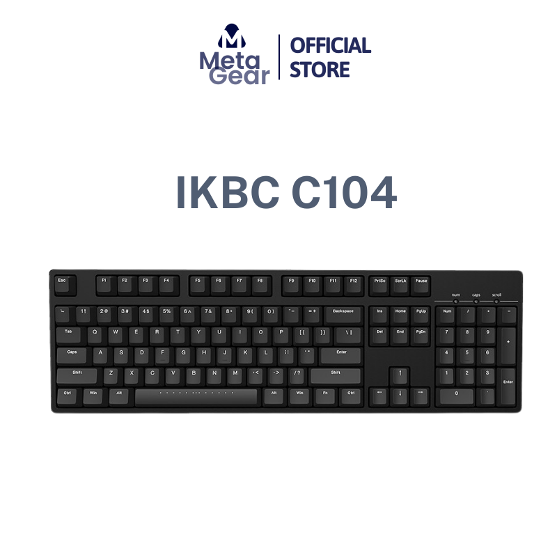 Bàn Phím Cơ IKBC C104 - Bàn Phím Fullsize - Brown Cherry Switch | Shopee Việt Nam