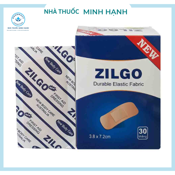 Băng cá nhân Zilgo bản lớn hộp 30 miếng | Shopee Việt Nam