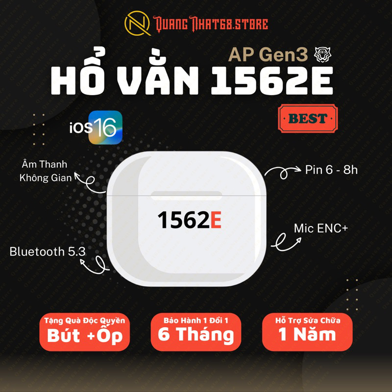 Ốp kèm Tai Nghe A3 Hổ Vằn Chip E Cận Chính Hãng Mới 2023 | Shopee Việt Nam