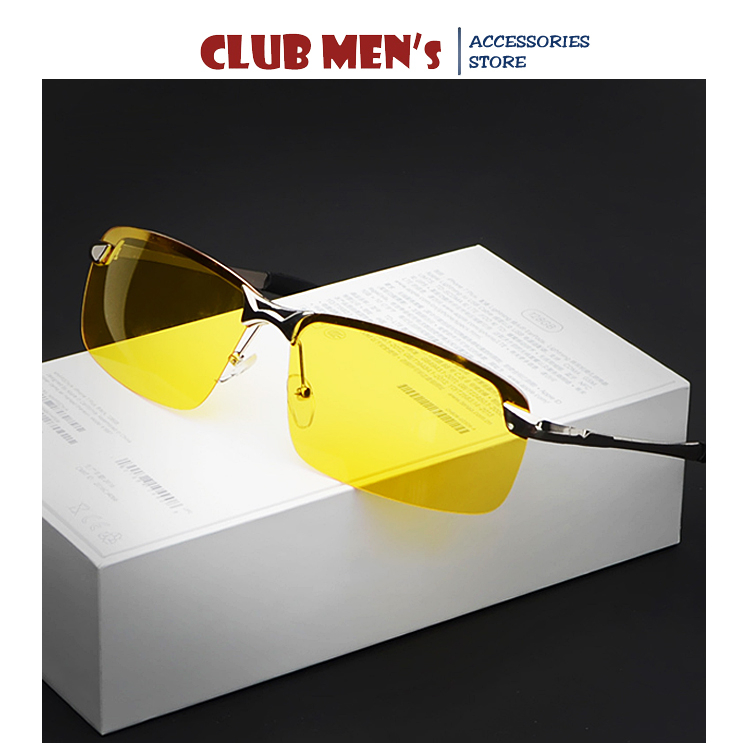 Kính phân cực đi đêm cao cấp Clubmen RB3043, chống lóa hiệu quả - tặng ...