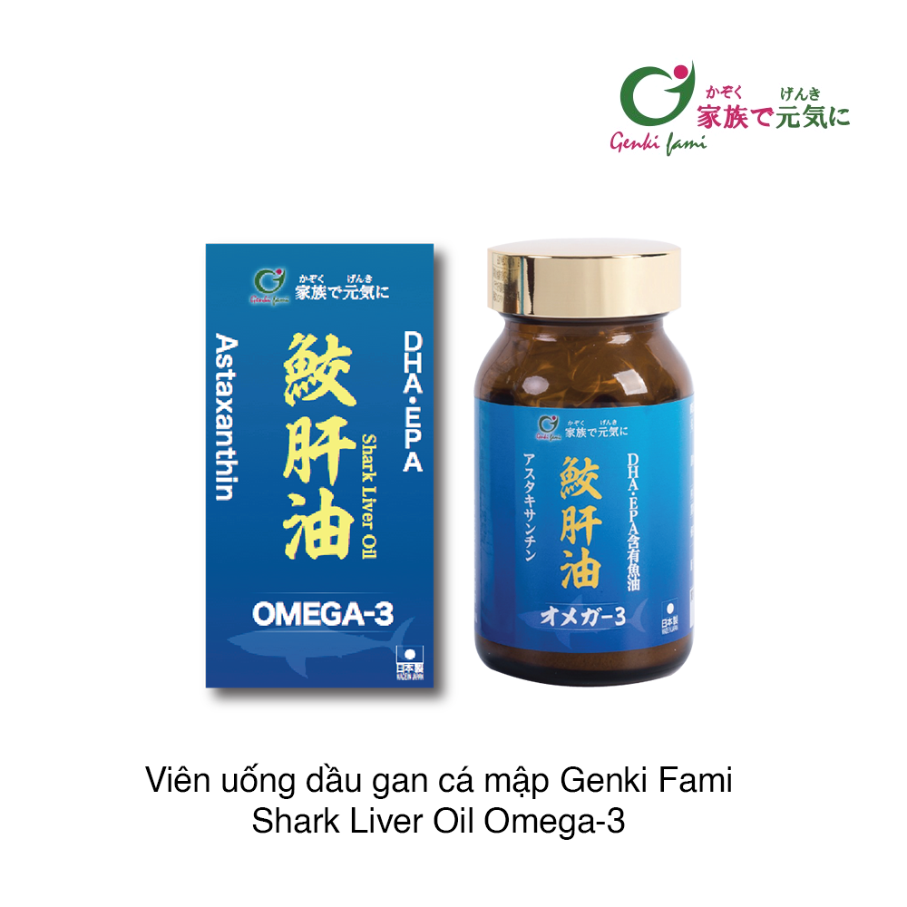 VIÊN DẦU CÁ OMEGA 3 GENKI FAMI NHẬT BẢN (HỘP 90 VIÊN - DÙNG TRONG 30 ...