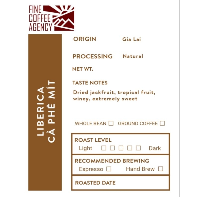 Cà Phê Liberica ( Cà Phê Mít ). Sơ chế Natural tuyển chọn. 200gr ...