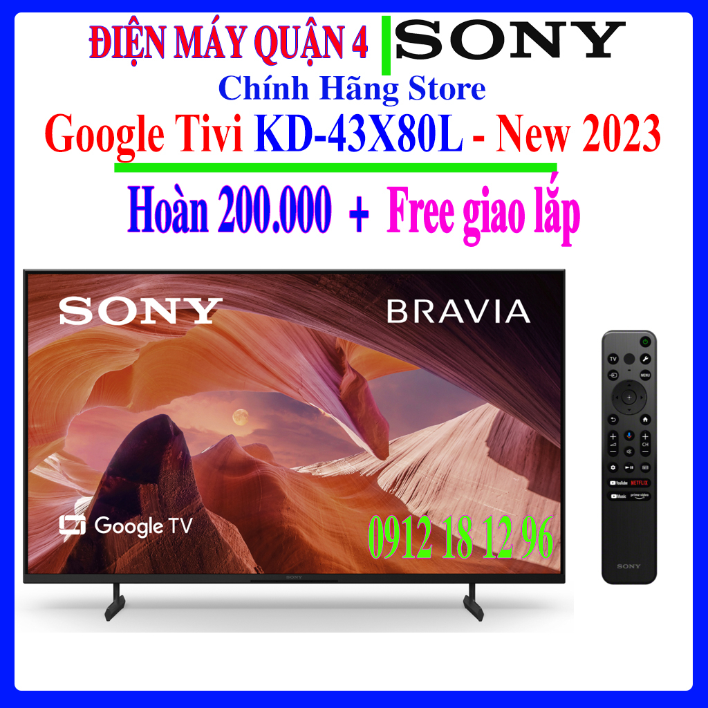 Sony 43X80L - Google Tivi Sony 4K 43 inch KD-43X80L - Hàng chính hãng ...