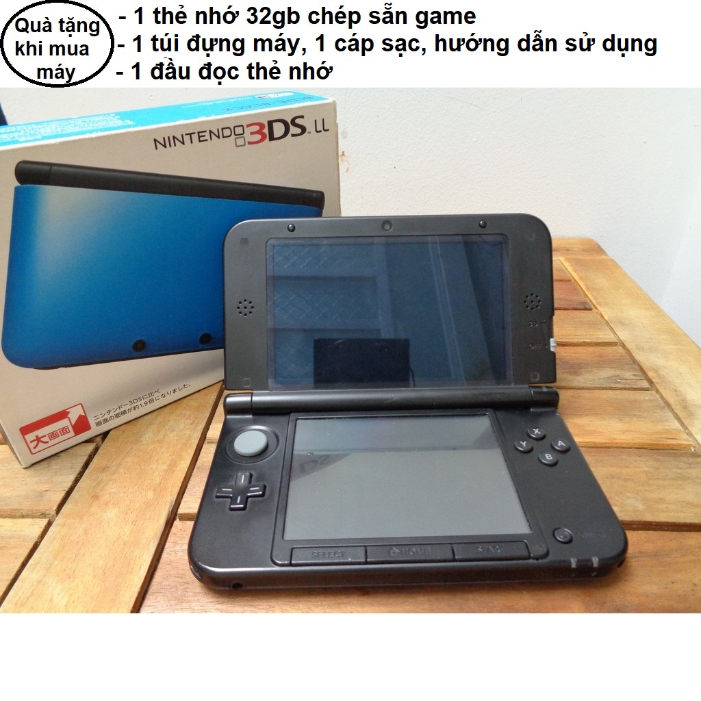 Máy chơi game Nintendo 3DS/3DS LL - Giá tốt, tặng thẻ 32Gb - Bảo hành 3 tháng | Shopee Việt Nam