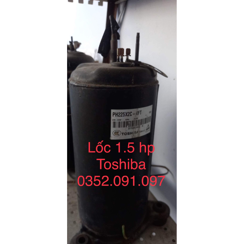 Lốc điều hoà 1Hp, 1.5Hp- Block điều hoà 9000BTU, 12000BTU - Máy nén ...