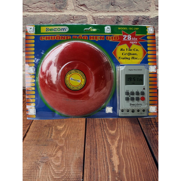 Chuông báo giờ công nghiệp Decom, timer hẹn giờ dùng cho trường học ...