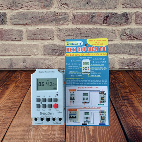 Chuông báo giờ công nghiệp Decom, timer hẹn giờ dùng cho trường học ...