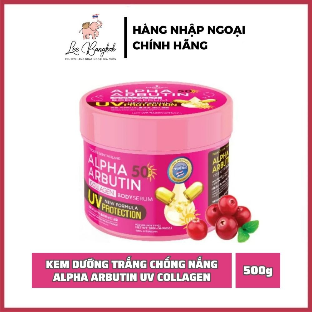 [DATE MỚI] Kem Dưỡng Trắng Da Chống Nắng Alpha Arbutin Collagen Body Serum UV 50 SPF Precious ...