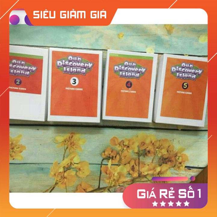 Bộ thẻ Our Discovery Island 12345 (A5 in 2 mặt) - FLASHCARD our ...