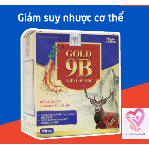 [CHÍNH HÃNG] Viên uống GOLD 9B with GINSENG tăng cường sức khỏe - Hộp ...