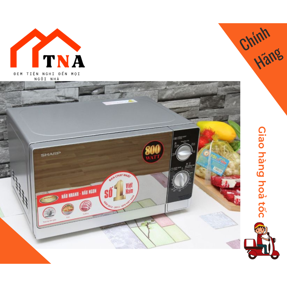 Lò vi sóng cơ 20L Sharp không nướng R-203VN / R-209VN / R-208VN / R-205VN / R-207VN - hàng chính ...