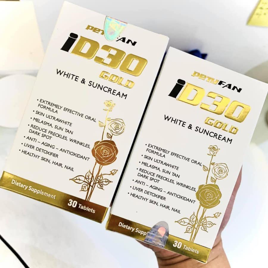 ID30 GOLD VIÊN UỐNG TRẮNG DA - CHỐNG NẮNG | Shopee Việt Nam