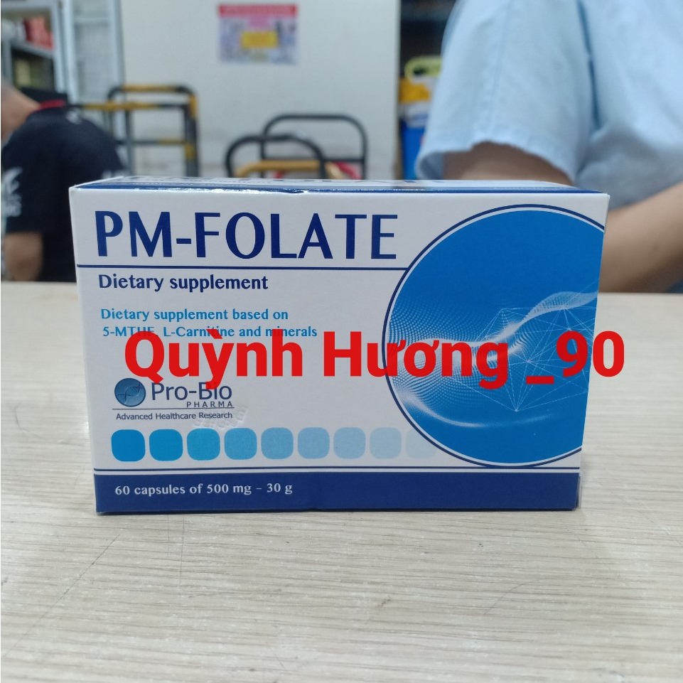( Chính Hãng ) PM-FOLATE hộp 60 viên giúp bổ sung dưỡng chất cho cơ thể ...