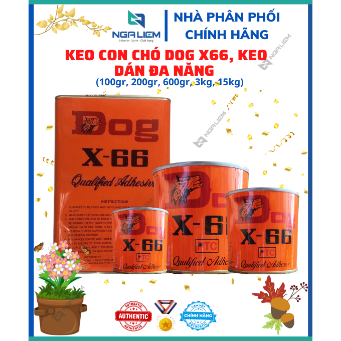 Keo con chó DOG X66, keo dán đa năng mọi vật liệu, kết dính tốt, loại ...
