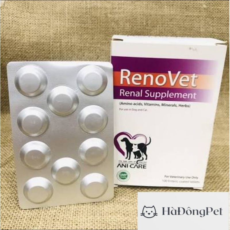 RenoVet (1 vỉ) - Bổ Thận, Tăng Cường Chức Năng Thận Chó Mèo | Shopee ...