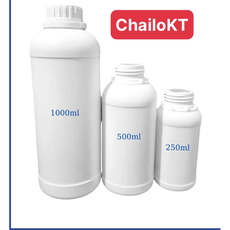 Combo 10c Chai 1000ml nhựa hdpe/ chai đựng nước giặt/chai đựng hoá chất/vỏ chai nhựa 1l Chailokt ...